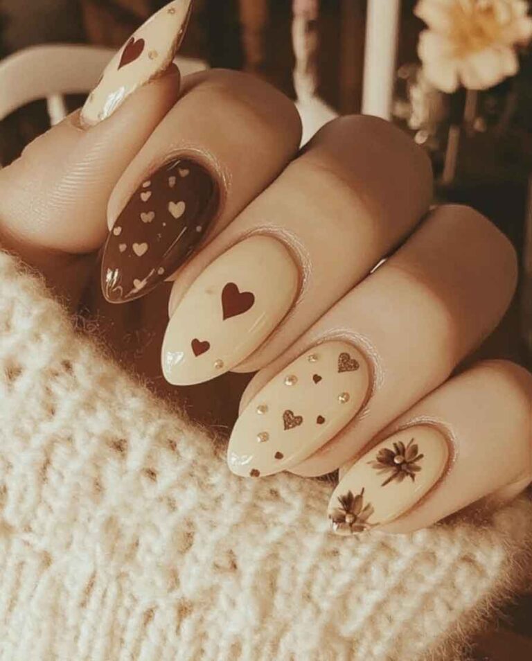 28 Exclusive Cottagecore Aesthetic Nail Ideas for Valentine's Day - The ...