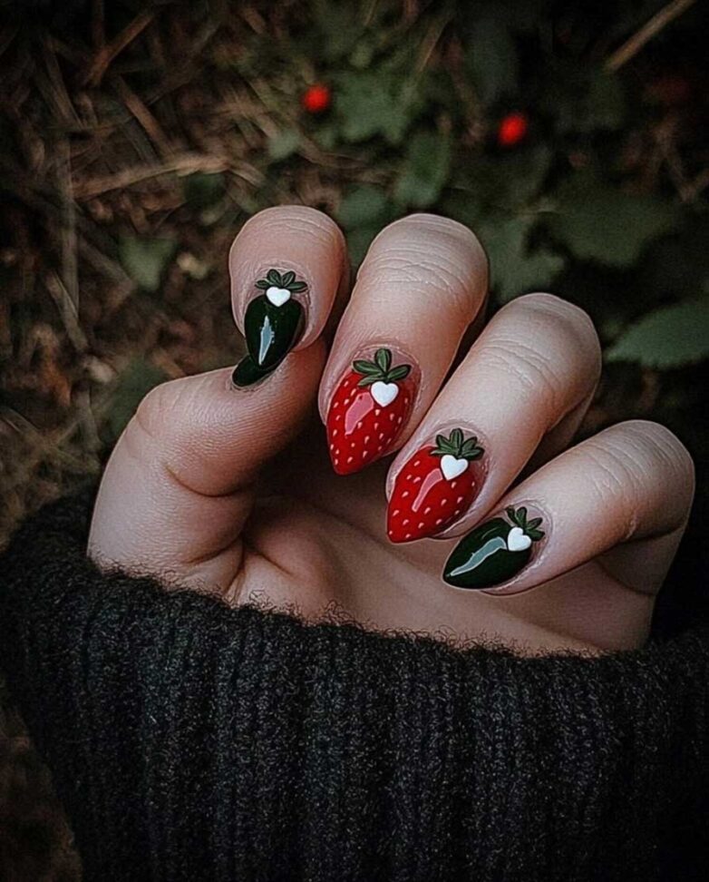 28 Exclusive Cottagecore Aesthetic Nail Ideas for Valentine's Day - The ...