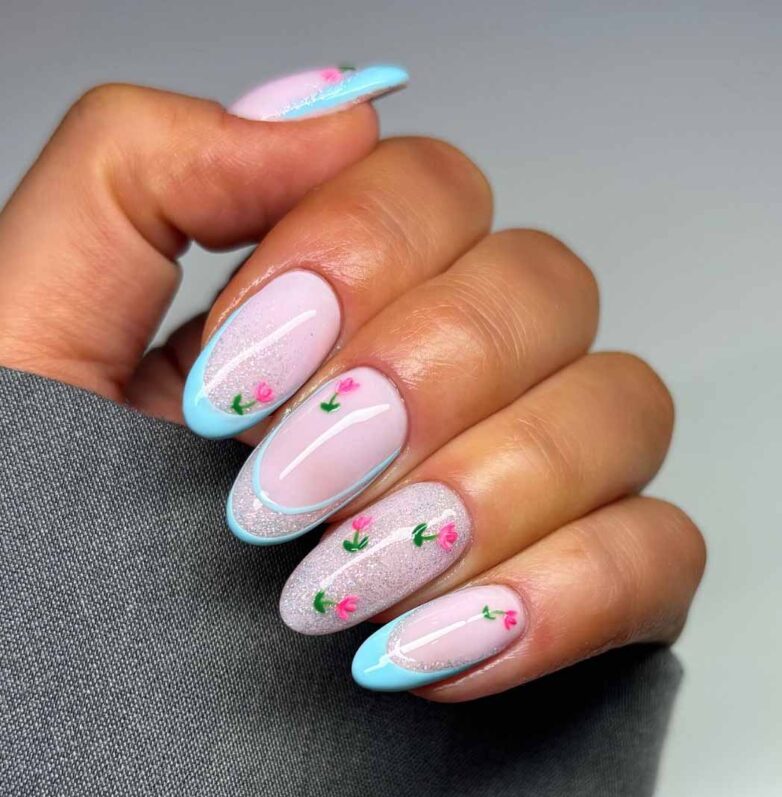 Simple Flower Nails: Easy DIY Floral Nail Art Ideas for Beginners - The ...