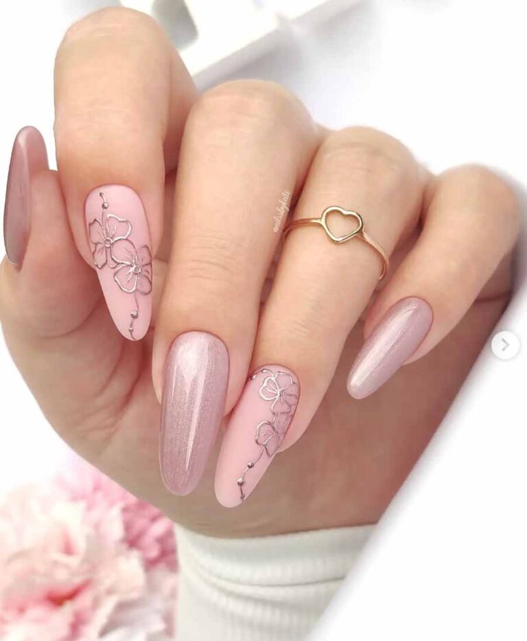 Simple Flower Nails: Easy DIY Floral Nail Art Ideas for Beginners - The ...