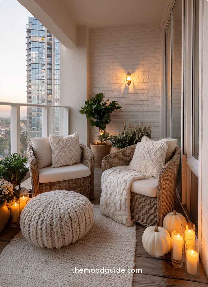 15 Fall Balcony Decor Ideas for Every Aesthetic (from Cozy to Spooky)