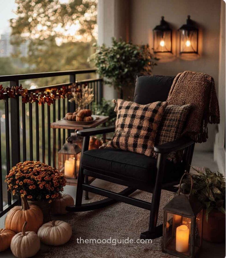 15 Fall Balcony Decor Ideas for Every Aesthetic (from Cozy to Spooky)