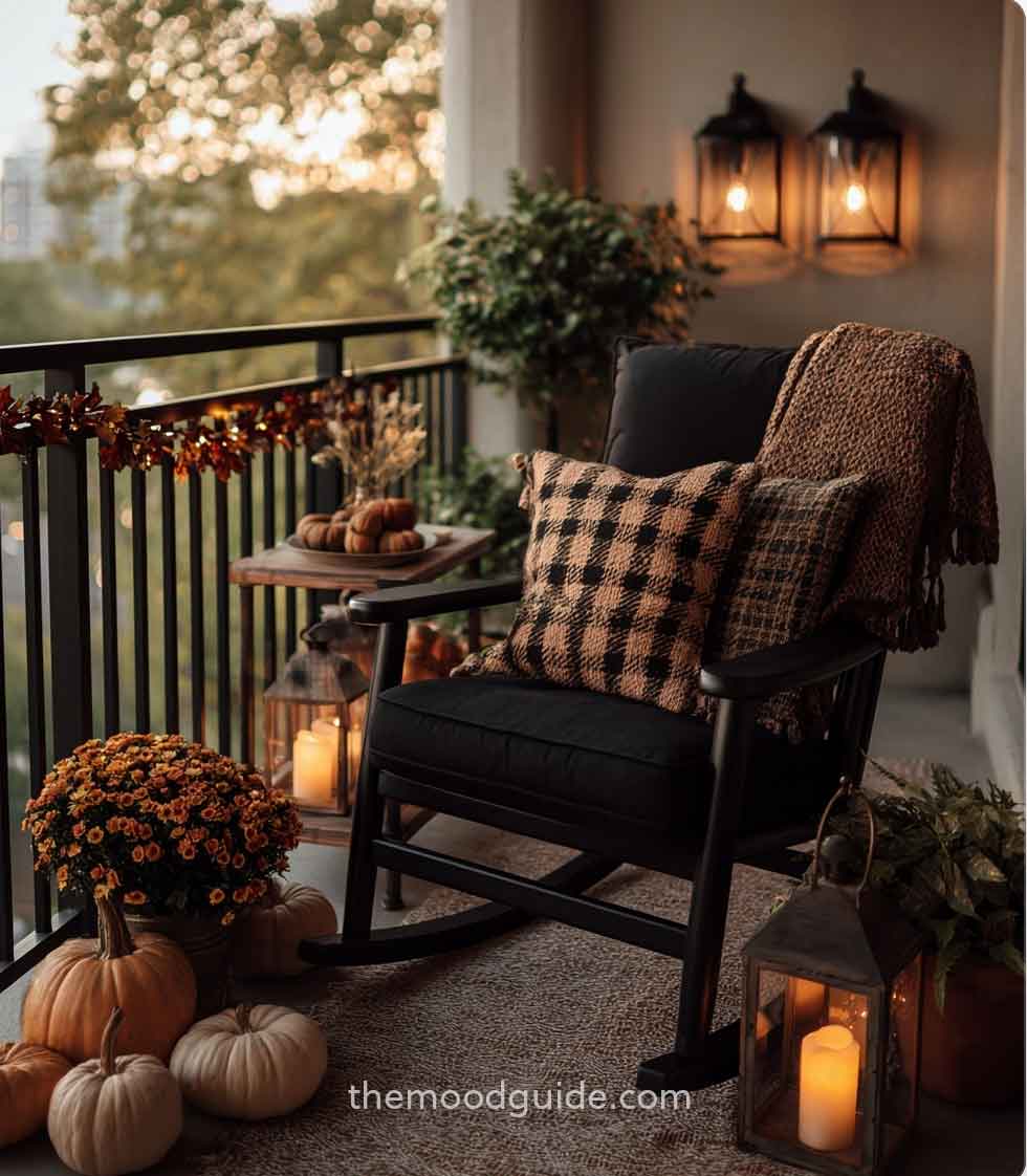 15 Fall Balcony Decor Ideas for Every Aesthetic (from Cozy to Spooky ...