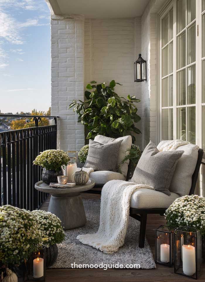 15 Fall Balcony Decor Ideas for Every Aesthetic (from Cozy to Spooky ...