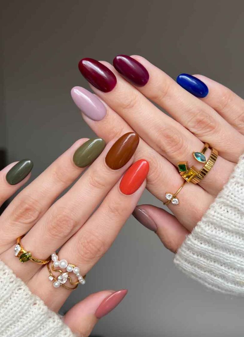 Simple Autumn Nail Art Ideas for 2025 - The Mood Guide