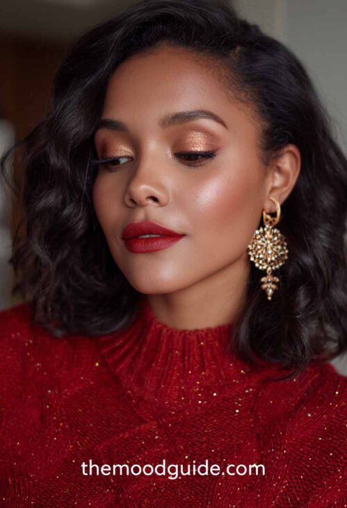 Easy Christmas Makeup Ideas: Looks & Step-by-Step for Every Skin Color