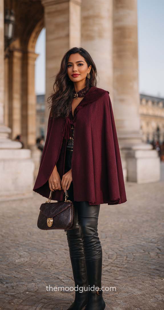 12+ Burgundy Color Blocks to Try this Winter