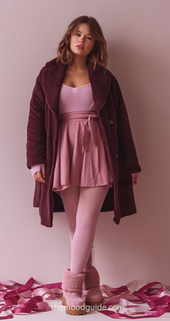 12+ Burgundy Color Blocks to Try this Winter