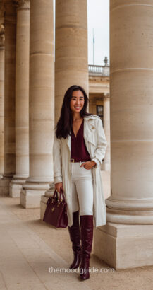 12+ Burgundy Color Blocks to Try this Winter